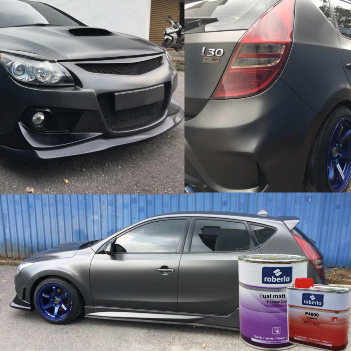 roberlo, dual matt, matt clear, auto refinishing, clear coat, 2k clear ...