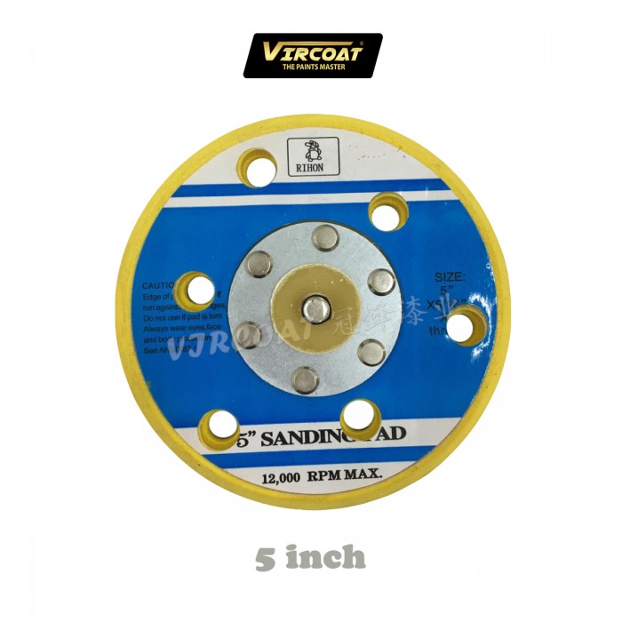 Sanding Pad Dual Action Random Orbital Sanding Pad with 6 Holes For ...