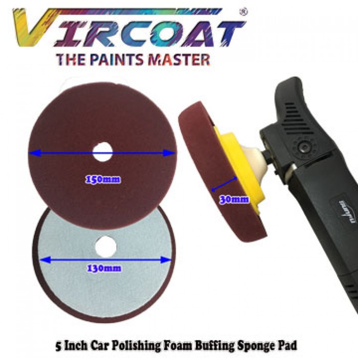 5/ 6 Inch Velcro type Polishing Foam Pad