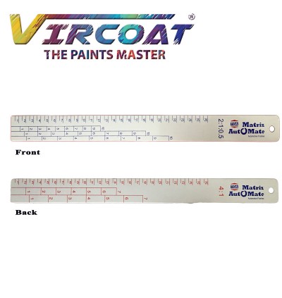 vircoat, paint mixing ruler, paint mixer, paint ruler, mixing ruler ...