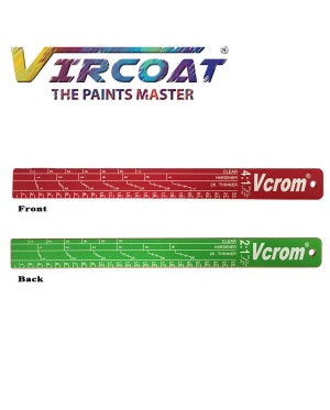 vircoat, paint mixing ruler, paint mixer, paint ruler, mixing ruler ...