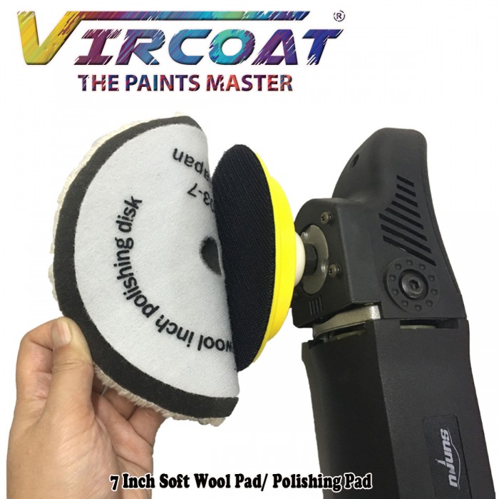 6" Polisher Buffer Soft Wool Pad, Wool Buff, Polishing Waxing Wheel Car ...