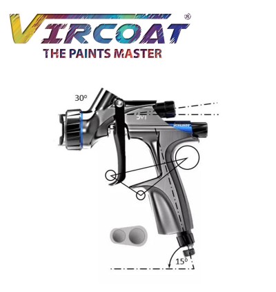 DEVILBISS, DV1, SPRAY GUN, B PLUS, SPRAY TOOL, AIR GUN