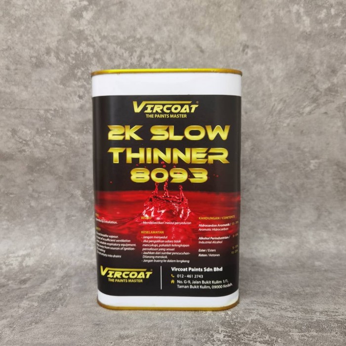 2K THINNER, 2K slow thinner, cat thinner, solvent, auto refinishing ...