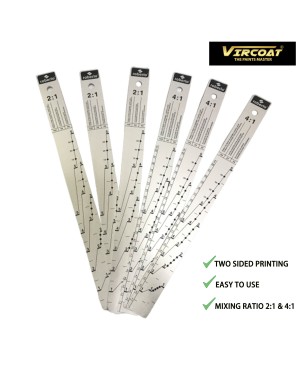 paint ruler, vircoat, mixing ruler, clear coat mixing, mixing ruler ...
