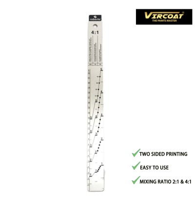 paint ruler, vircoat, mixing ruler, clear coat mixing, mixing ruler ...