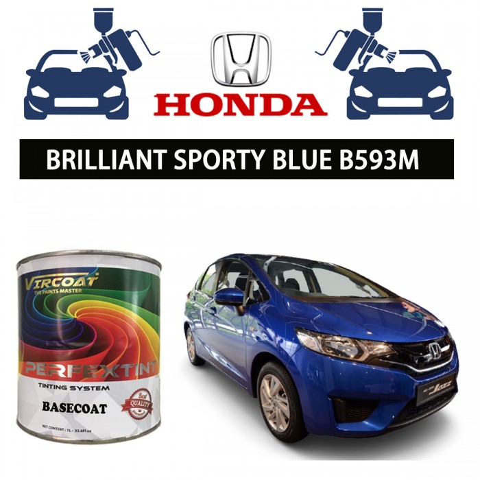 Vircoat Honda Jazz Automotive Paint Car Paint /Cat Kereta Honda Jazz 1 ...