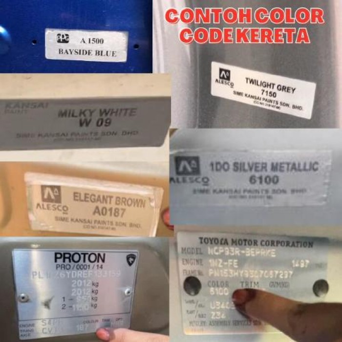 [PROTON ERTIGA] Vircoat AIKKA Automotive Paint / Touch Up Paint / DIY ...