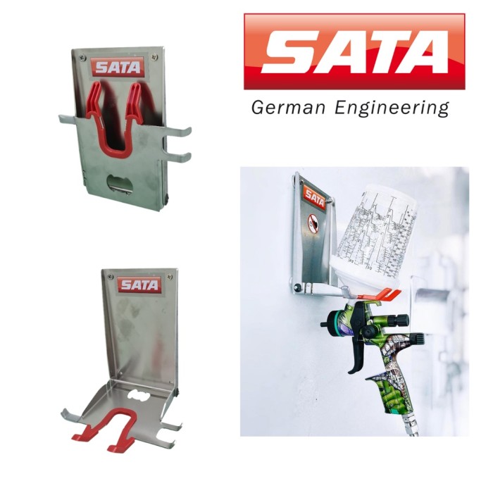 100% Original SATA Universal Spray Gun Holder, Foldable/ Spray gun Wall ...