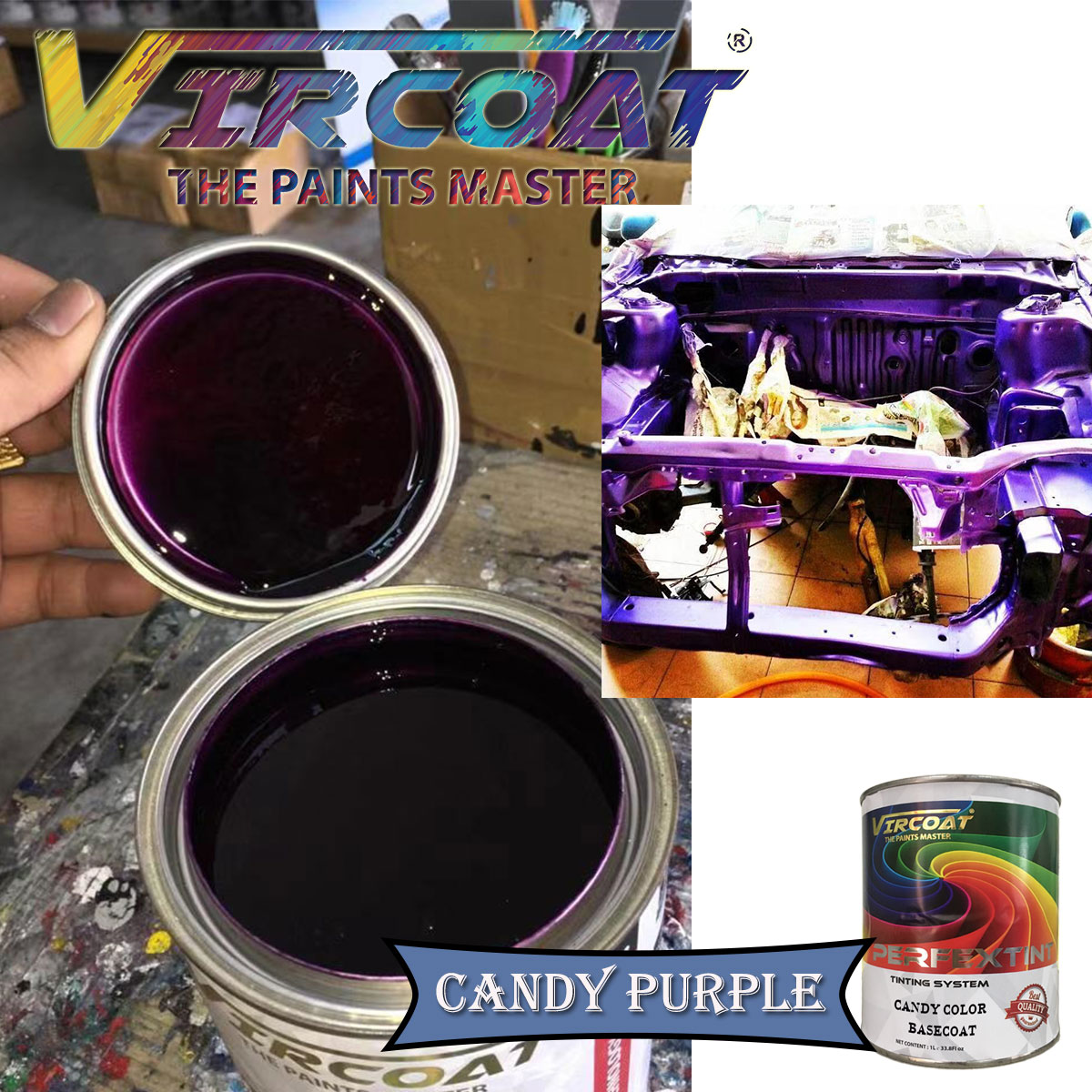 candy color, candy paint, 2K paint, automotive paint, car paint ...