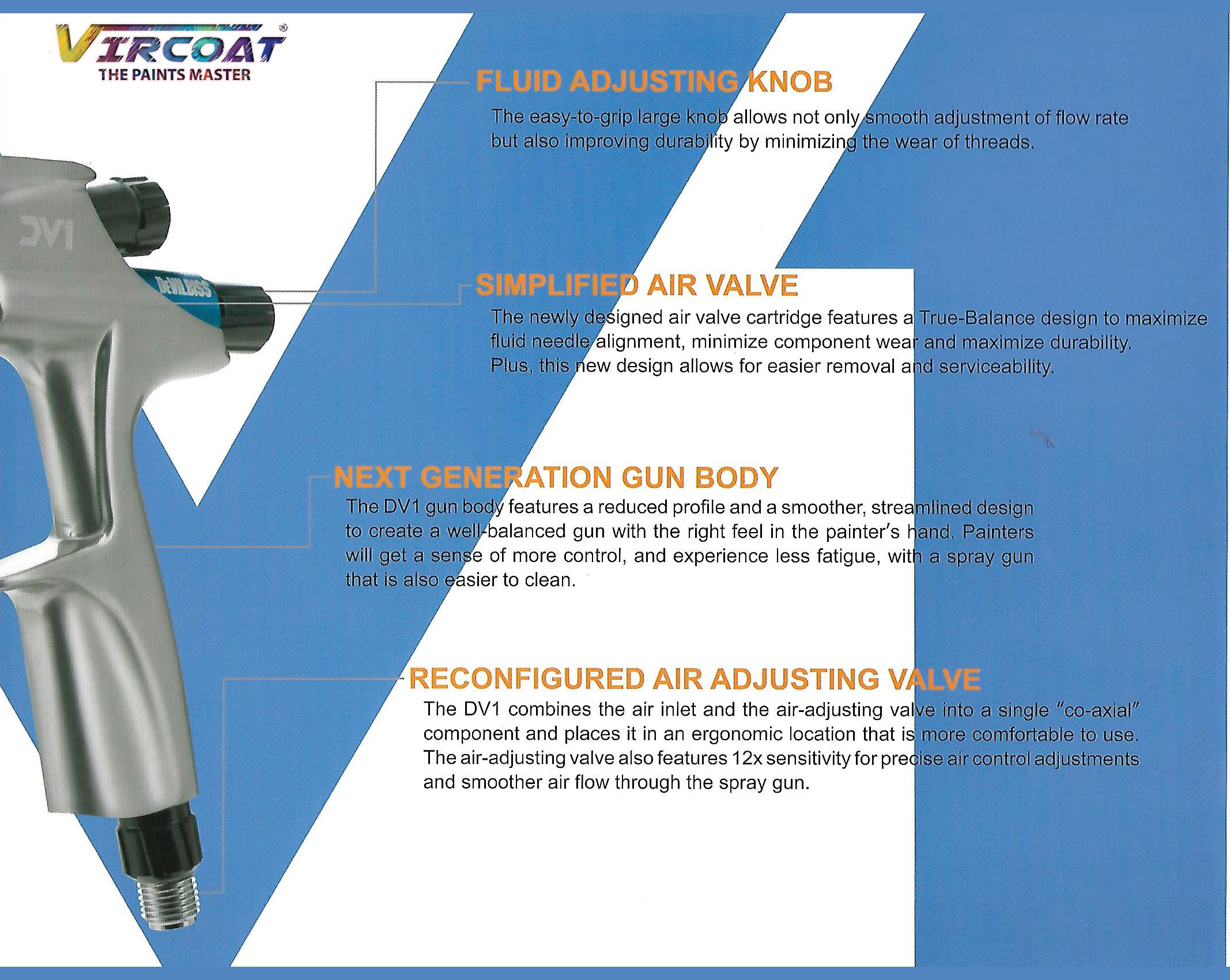 DEVILBISS, DV1, SPRAY GUN, B PLUS, SPRAY TOOL, AIR GUN