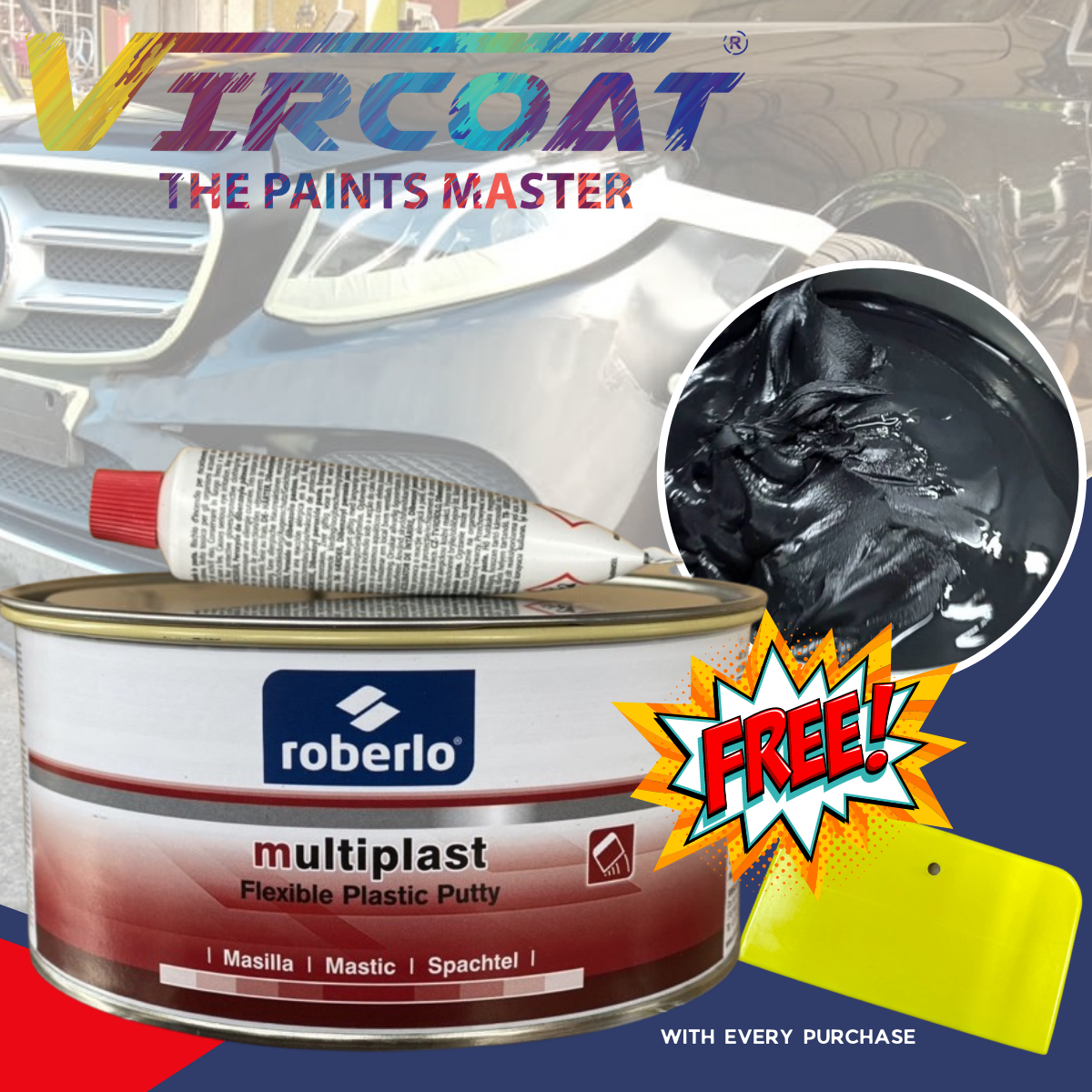 Plastic putty, Roberlo, multiplas, flexible plastic putty,