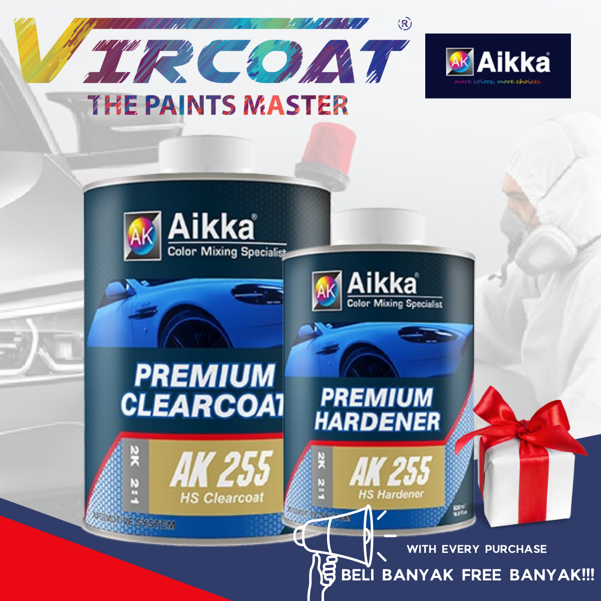 AIKKA 255 2K High Solid Clear coat