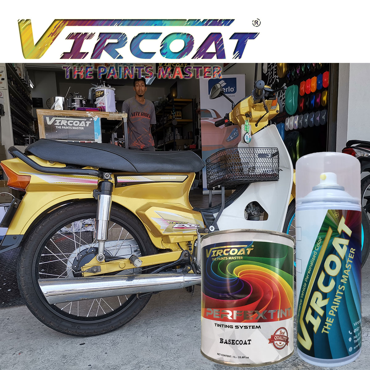automotive paint, car paint, crystal, vircoat, basecoat, motor paint ...
