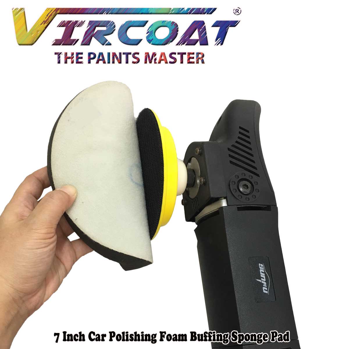 7 Inch Car Polishing Foam Buffing Sponge Pad