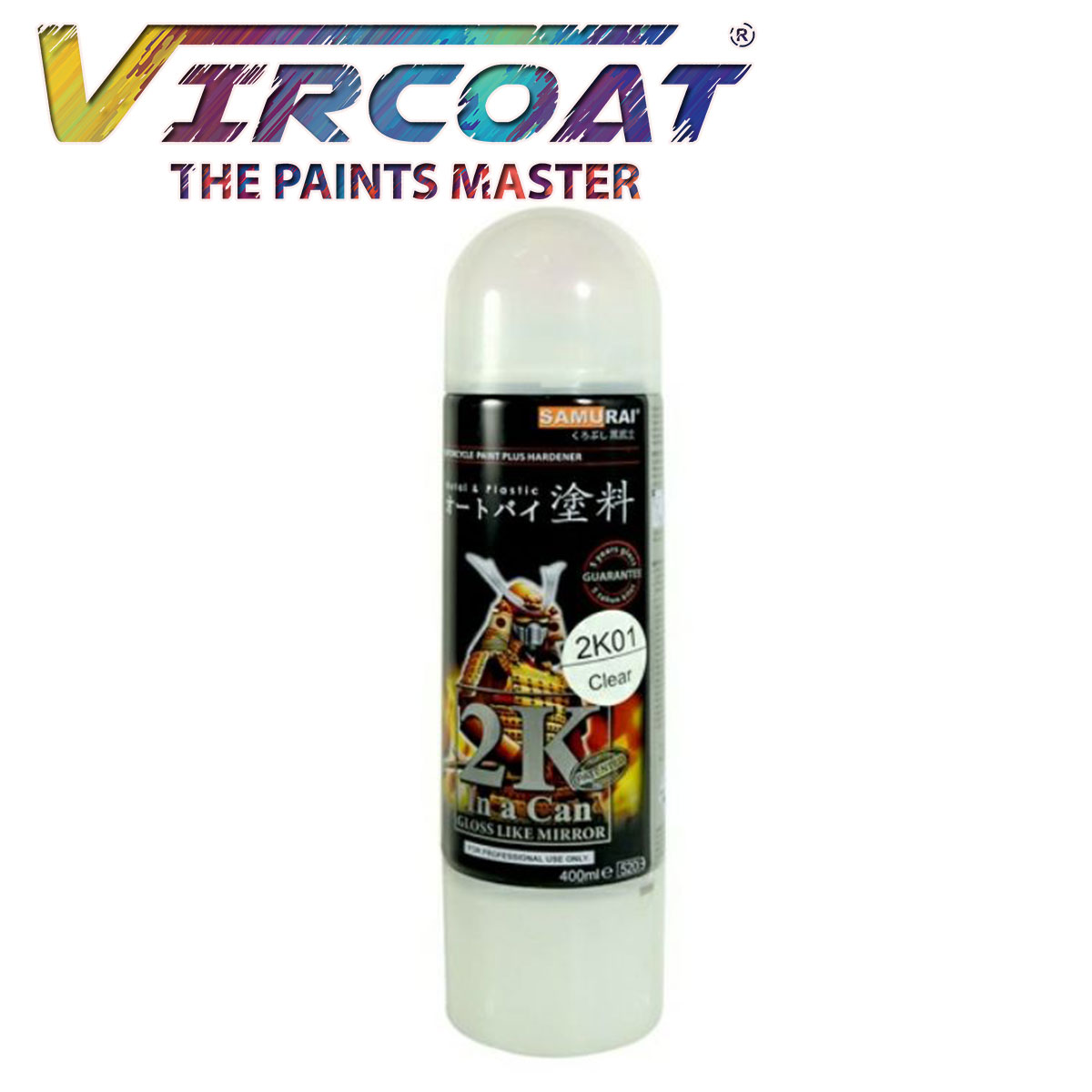 samurai, 2k clear, Samurai 2K01A Top Coat Clear, aerosol spray, aerosol ...