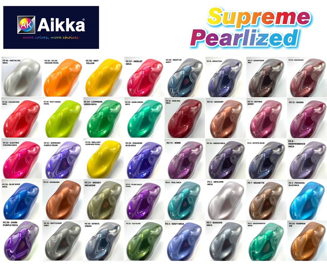 AIKKA, PEARL PAINT, PEARLIZED COLOR, VIRCOAT, automotive paint, car ...