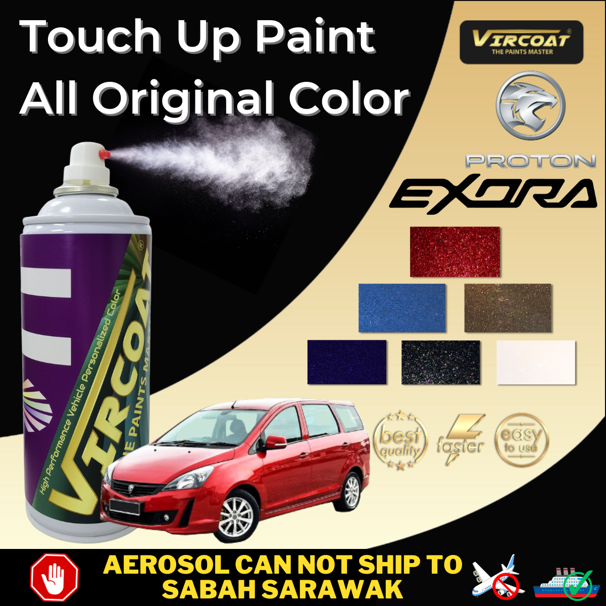 proton exora, touch up paint, sport rim paint, plastic primer, sport ...