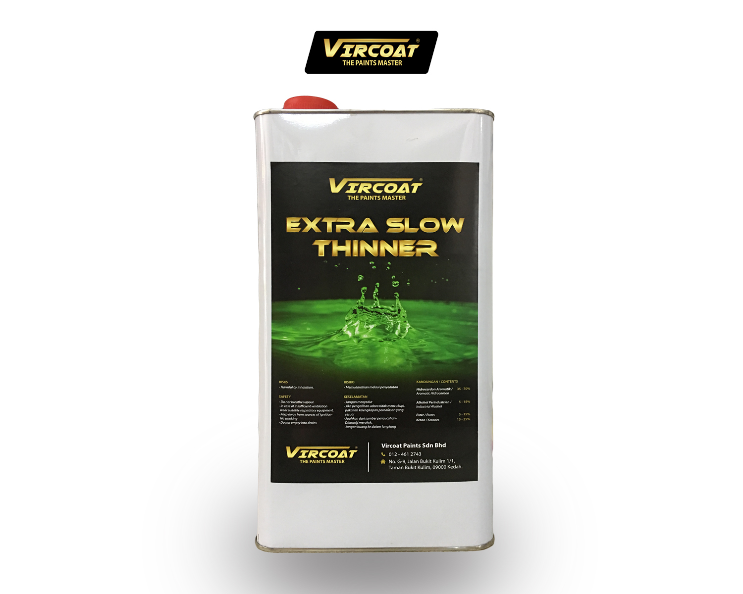 VIRCOAT Extra Slow Thinner 5 Ltr